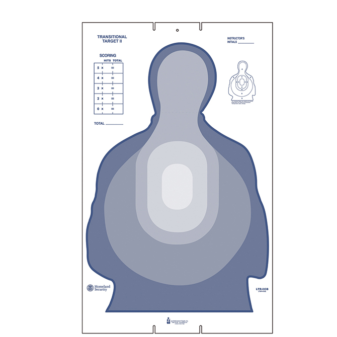 Law Enforcement Targets | Action Target : Transitional Cardboard Target