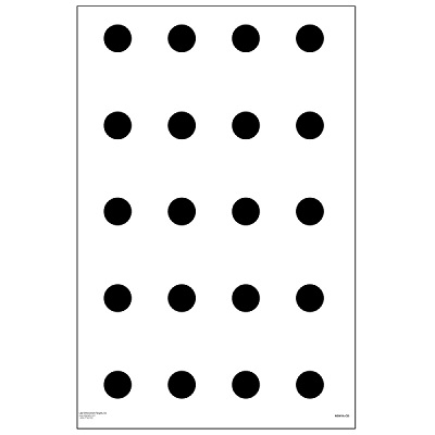 Action Target: Small Dot Cardboard Target