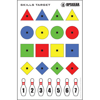 Law Enforcement Targets | Action Target : OpsGear Range Skills Target