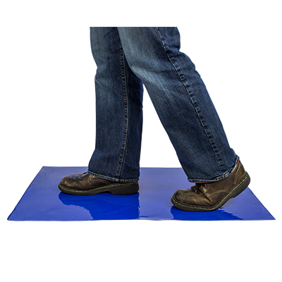 Action Target : Shooting Range Sticky Mat - 24" x 36" (Blue)